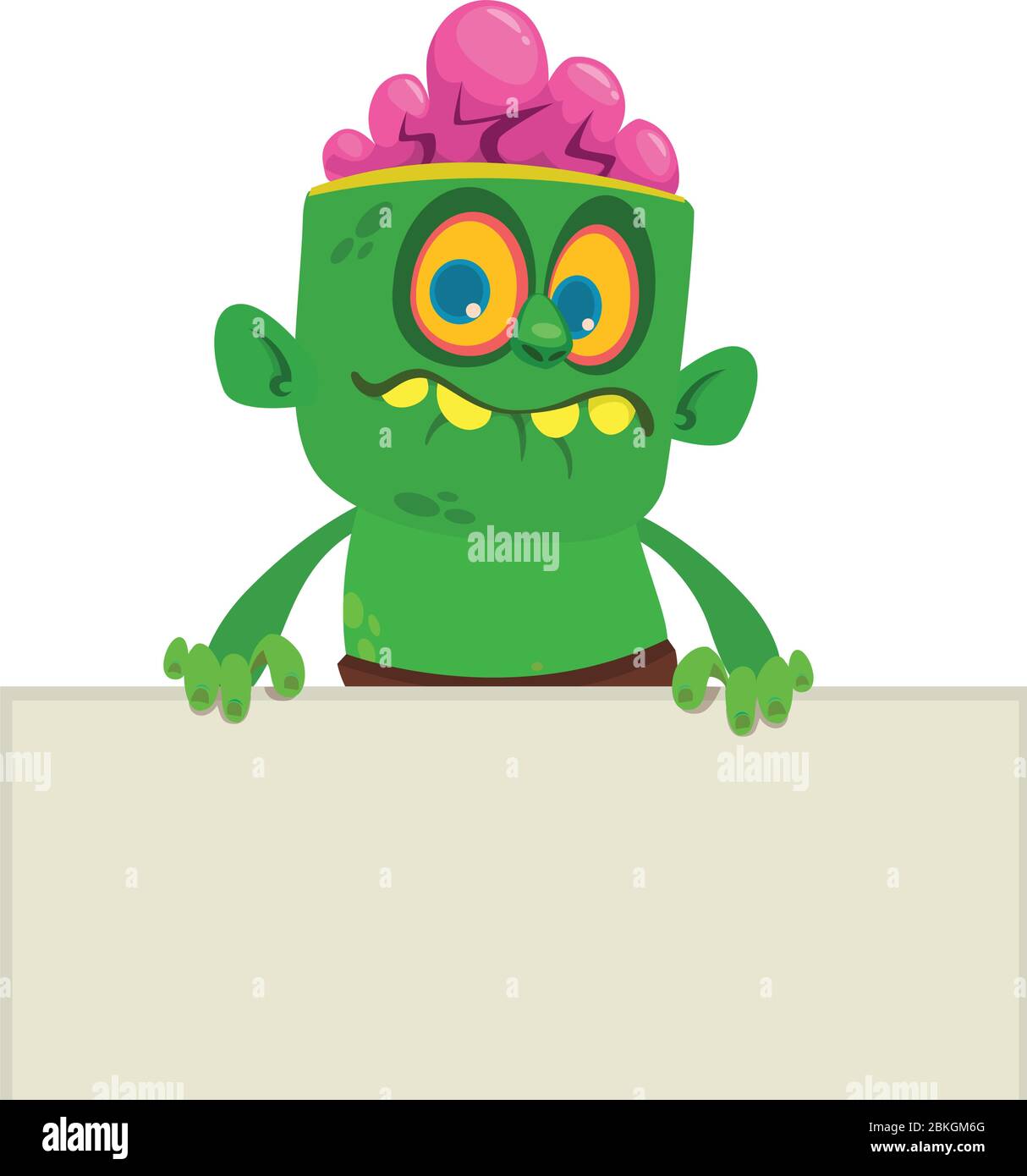 Zombie hand holding blank sign hi-res stock photography and images - Alamy