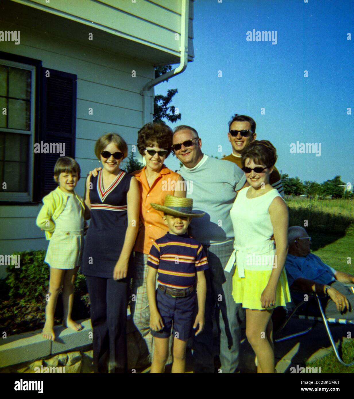 1960s Family Photos Color Kyle Making His Getaway | Vintage Family