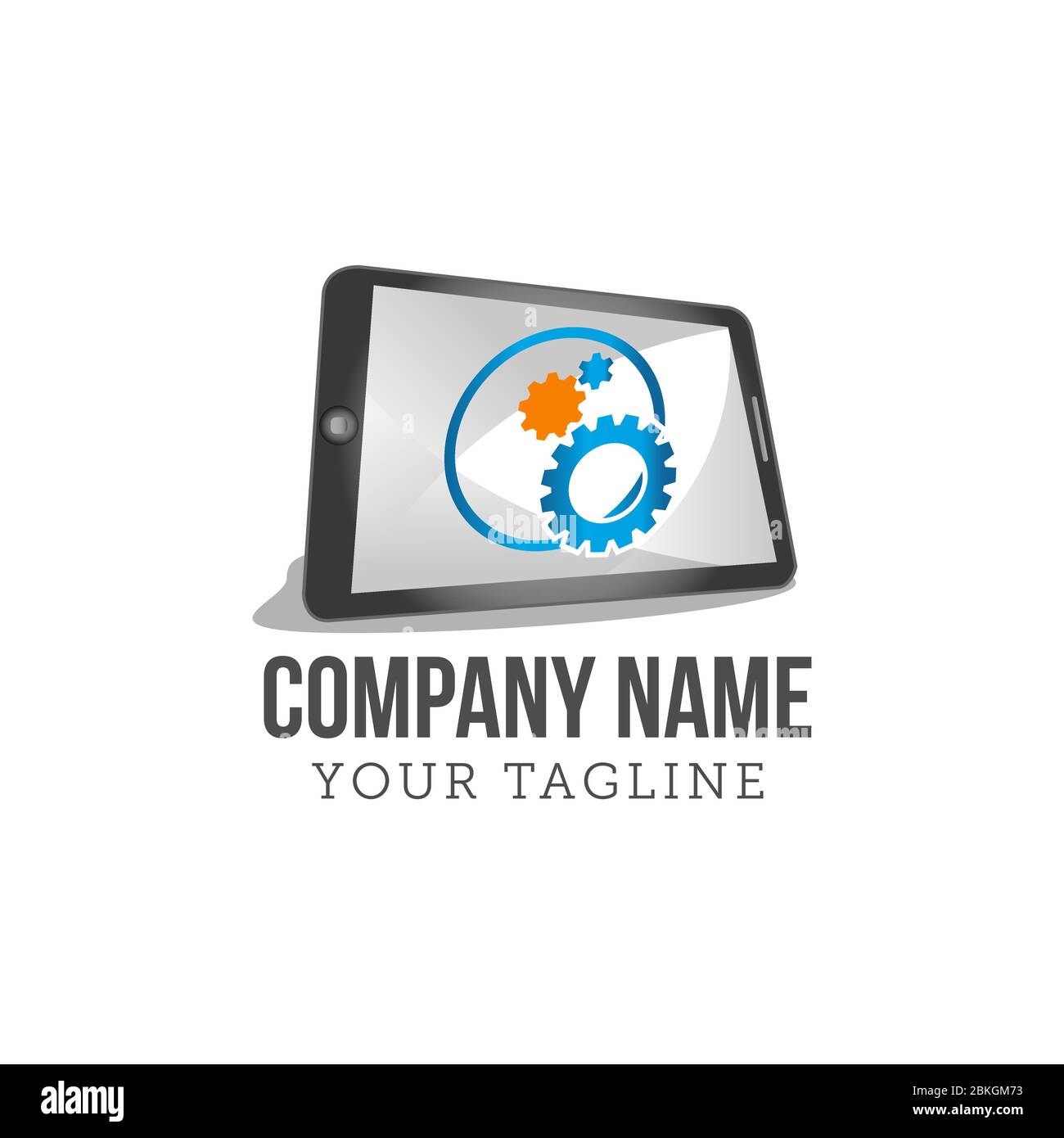 Service Phone Logo Template Design Vector or Icon Stock Vector Image ...