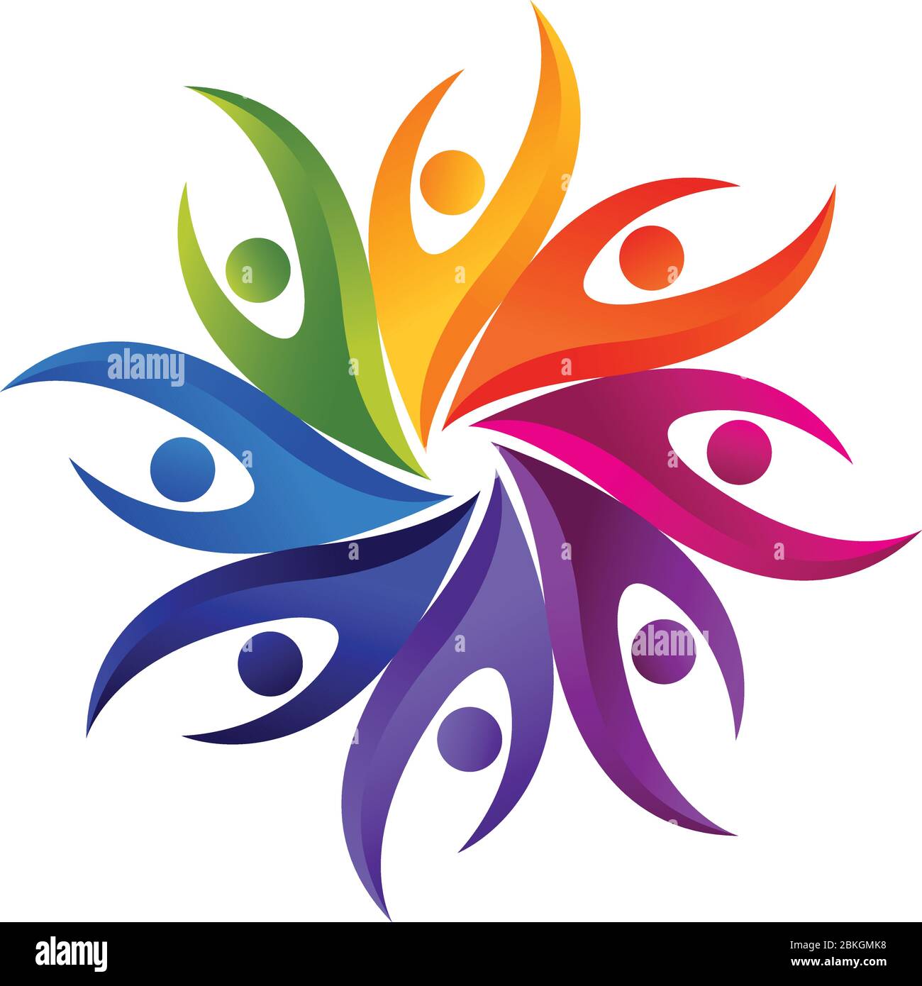 Team work logo Stock Vector Image & Art - Alamy