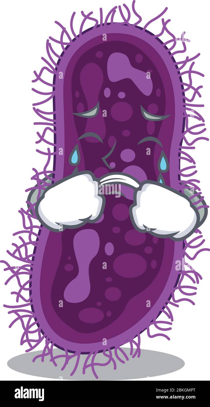 Cartoon character design of lactobacillus rhamnosus bacteria with a ...