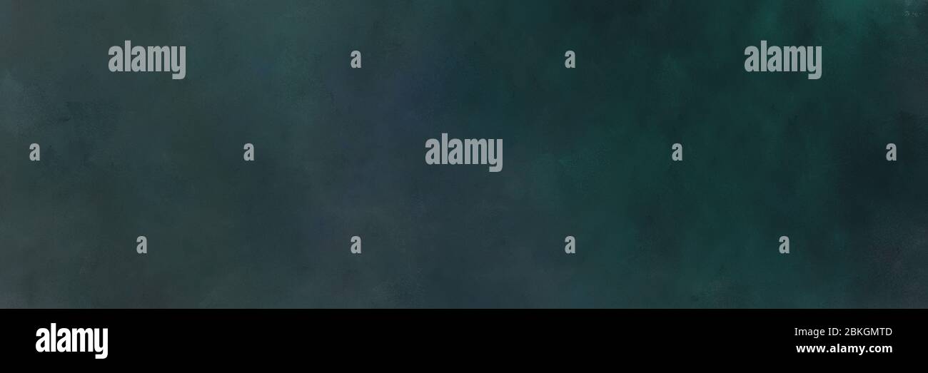 painted grunge horizontal header background with very dark blue, dark ...