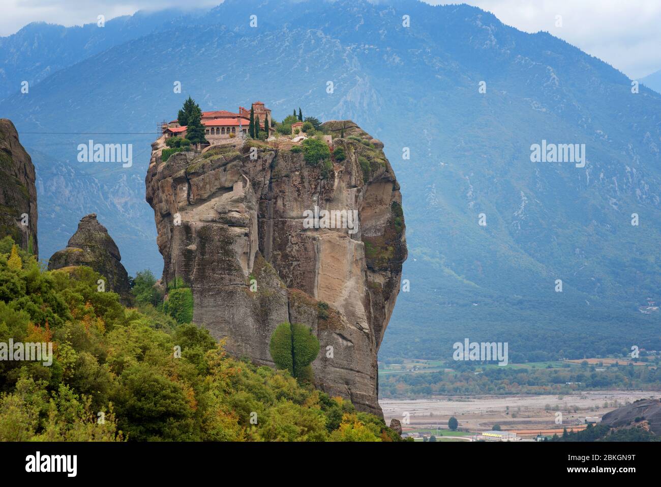 Monastery Holy Trinity, Meteora, Greece. UNESCO world heritage Site ...