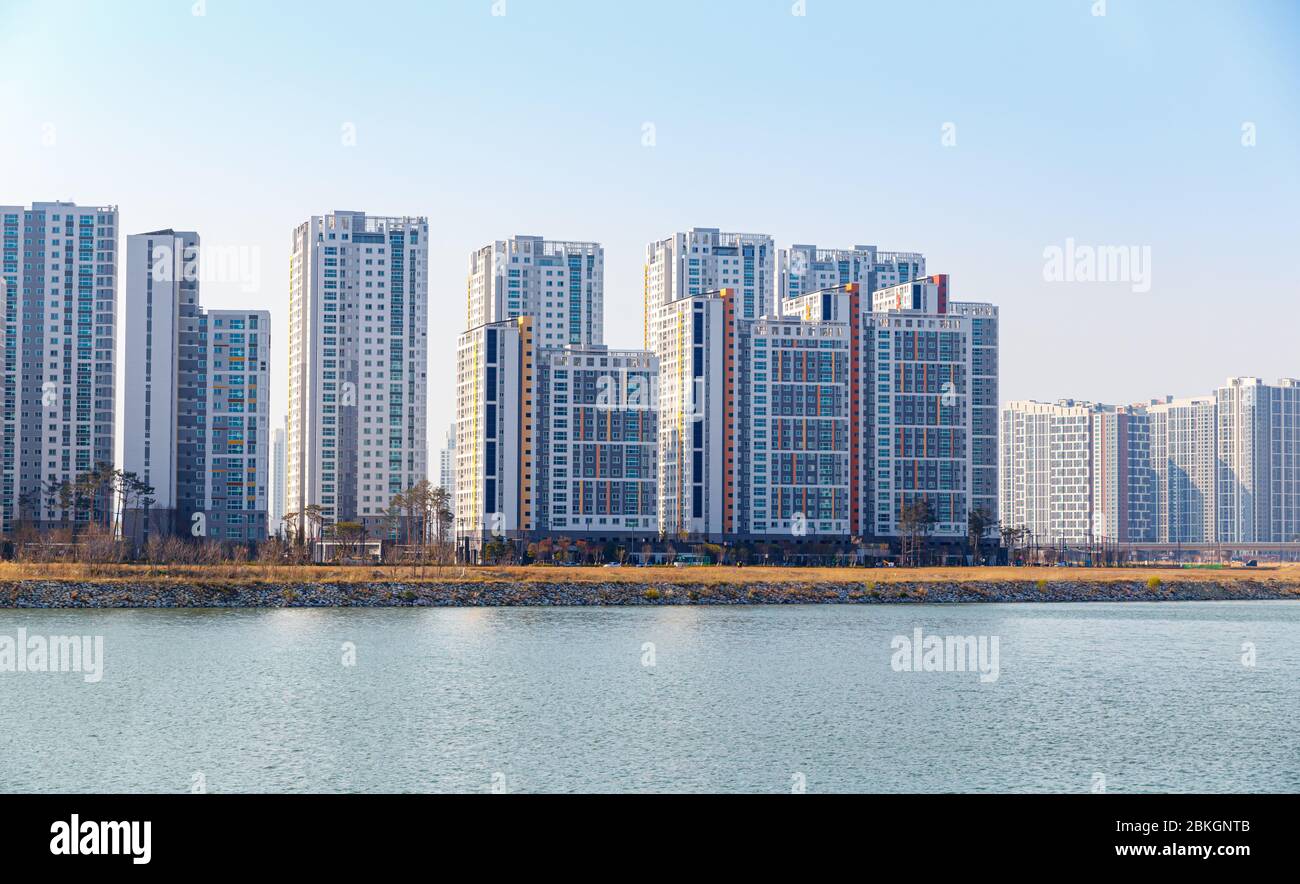 Incheon Songdo, Korea, April 18, 2020 - Incheon Songdo International ...