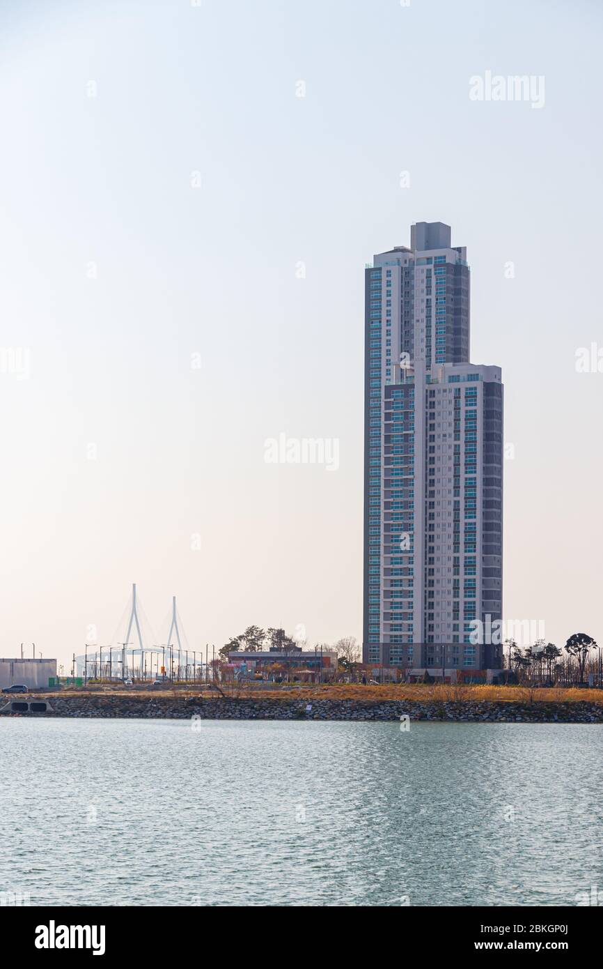 Incheon Songdo, Korea, April 18, 2020 - Incheon Songdo International ...