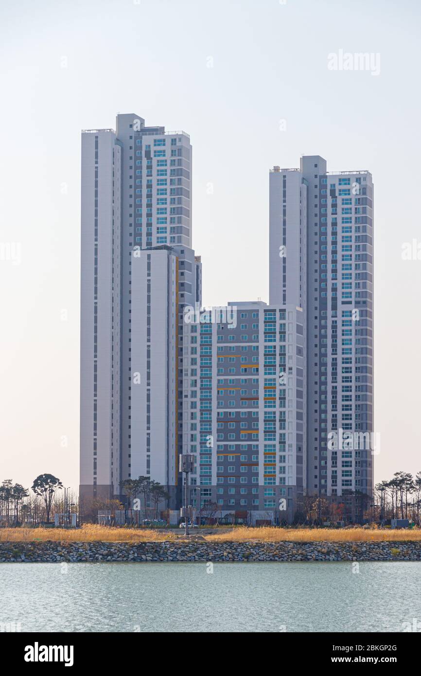 Incheon Songdo, Korea, April 18, 2020 - Incheon Songdo International ...