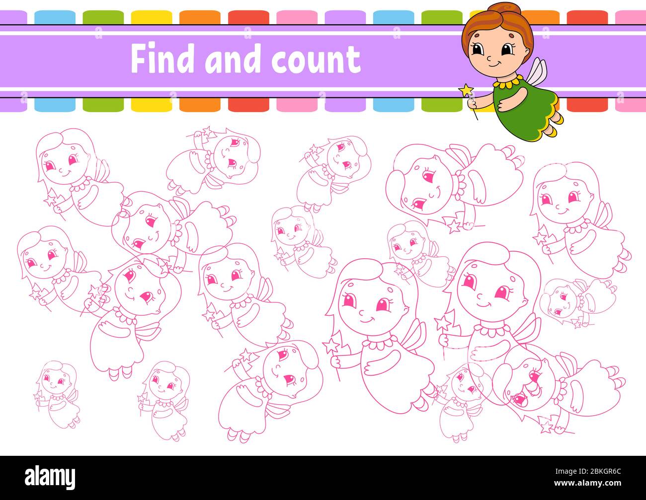 Find and count. v Education developing worksheet. Activity page. Puzzle ...