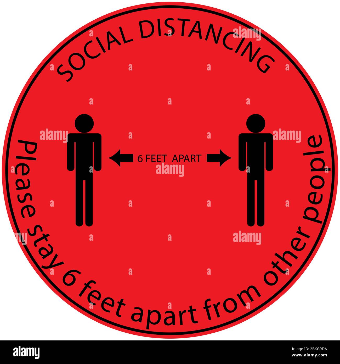Icon people concept Social Distancing stay 6 feet apart from other ...