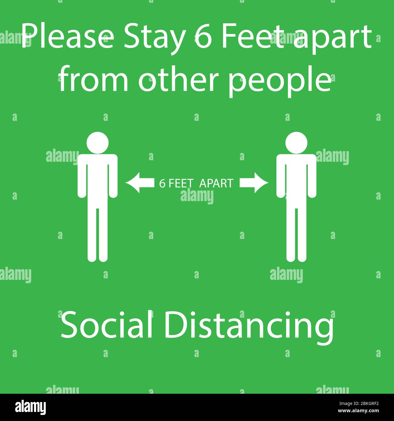 Icon people concept Social Distancing stay 6 feet apart from other ...