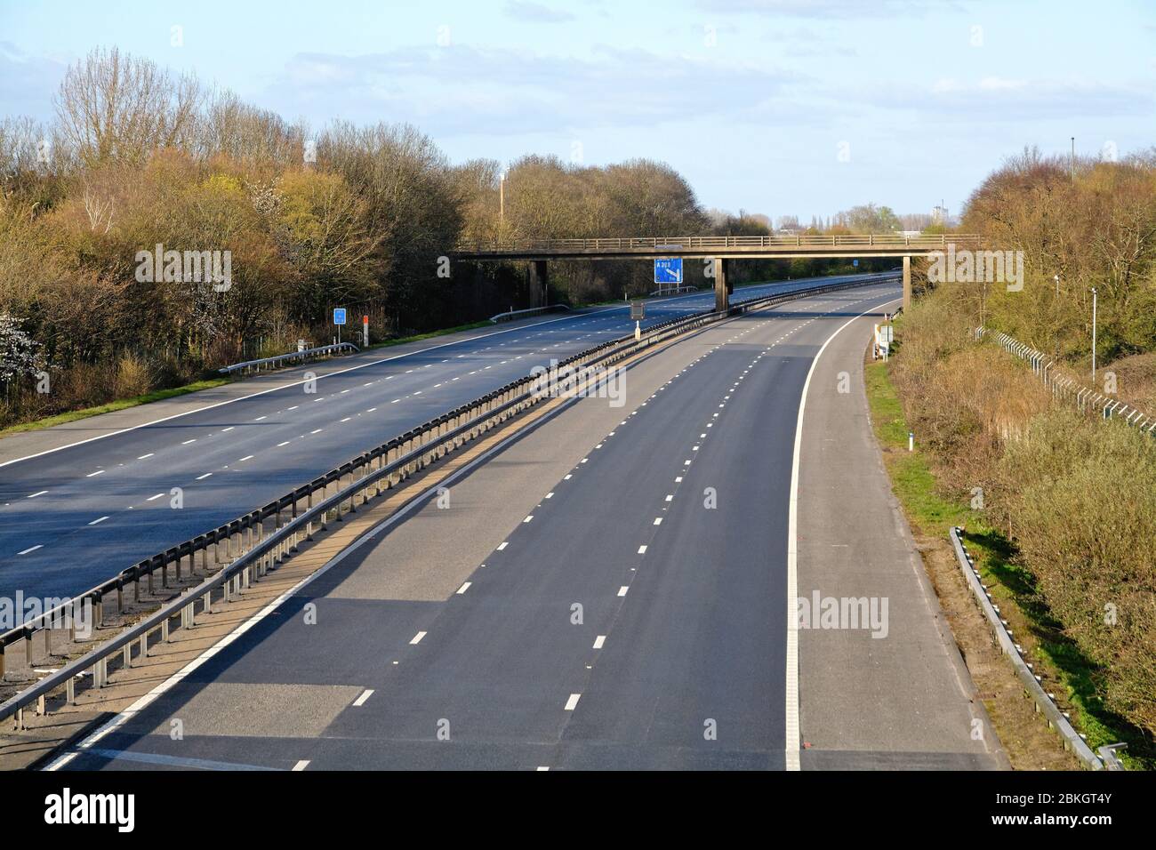 Three lane motorway hi-res stock photography and images - Alamy