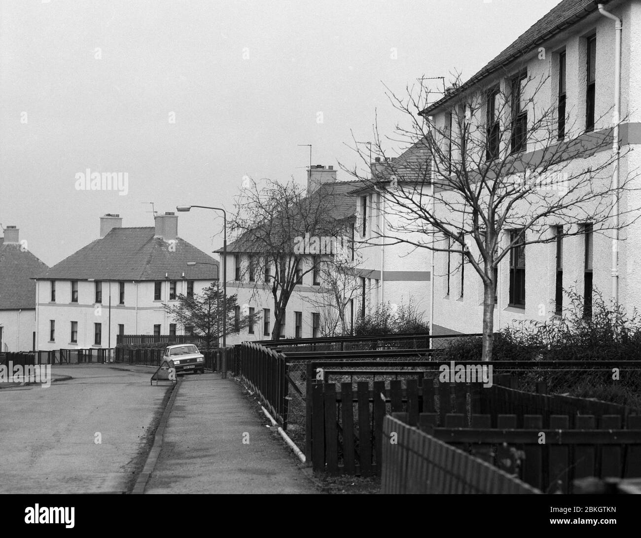 Housing estates Black and White Stock Photos & Images - Alamy