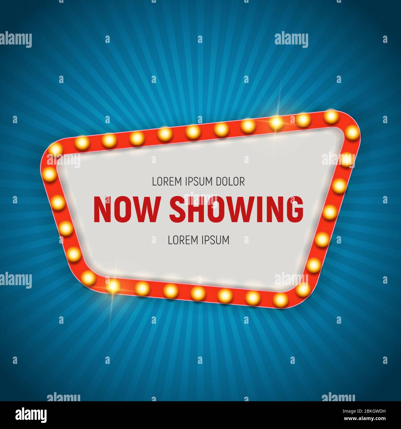 Round lights light show Stock Vector Images - Alamy