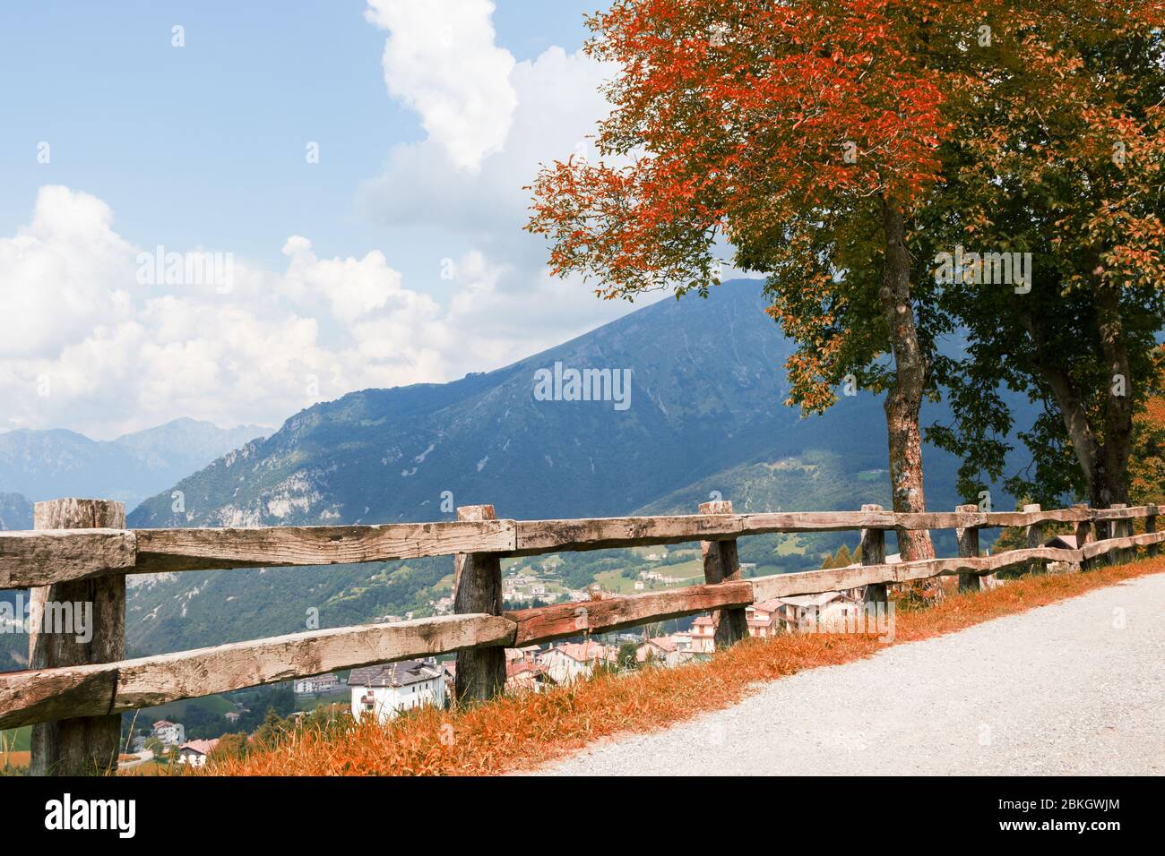 Alpine nature with the colors of autumn Stock Photo - Alamy