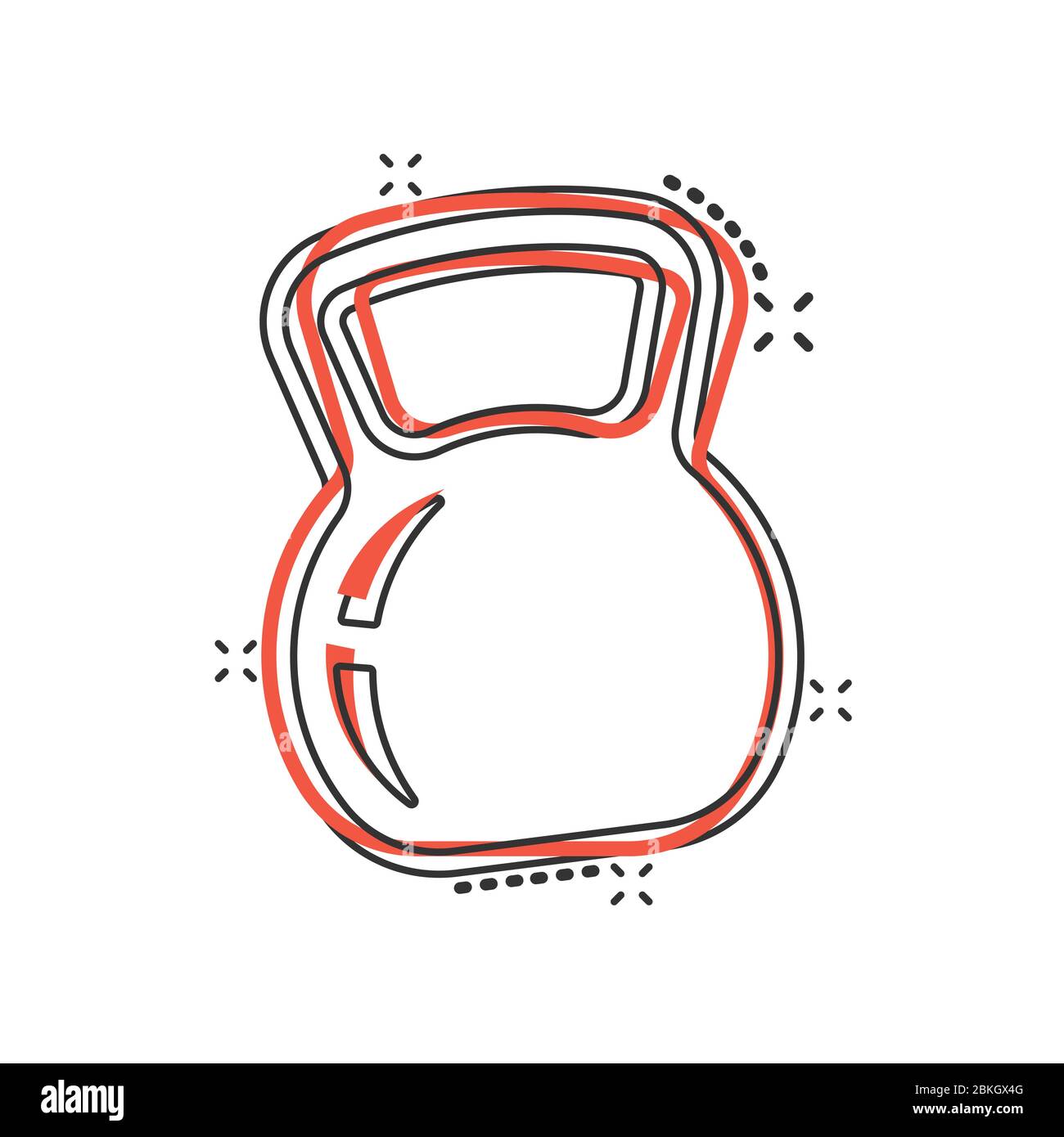 Barbell line icon in Cut Out Stock Images & Pictures - Alamy