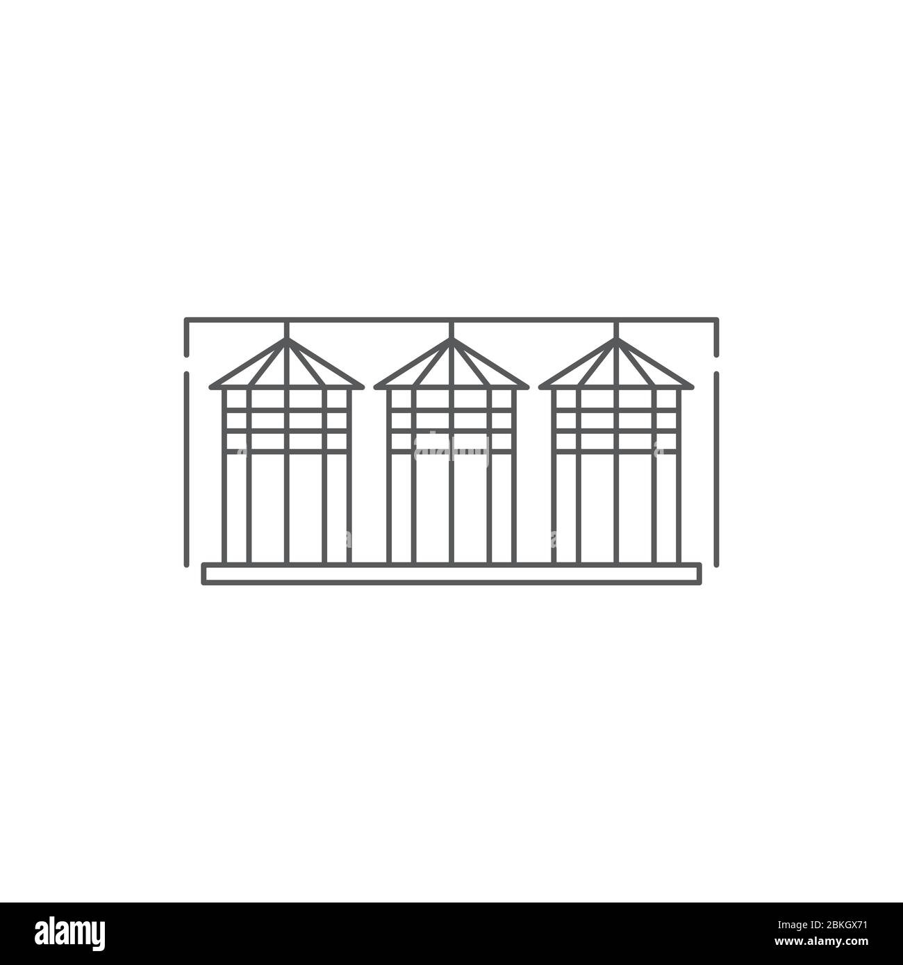 Silo vector icon symbol storage isolated on white background Stock ...