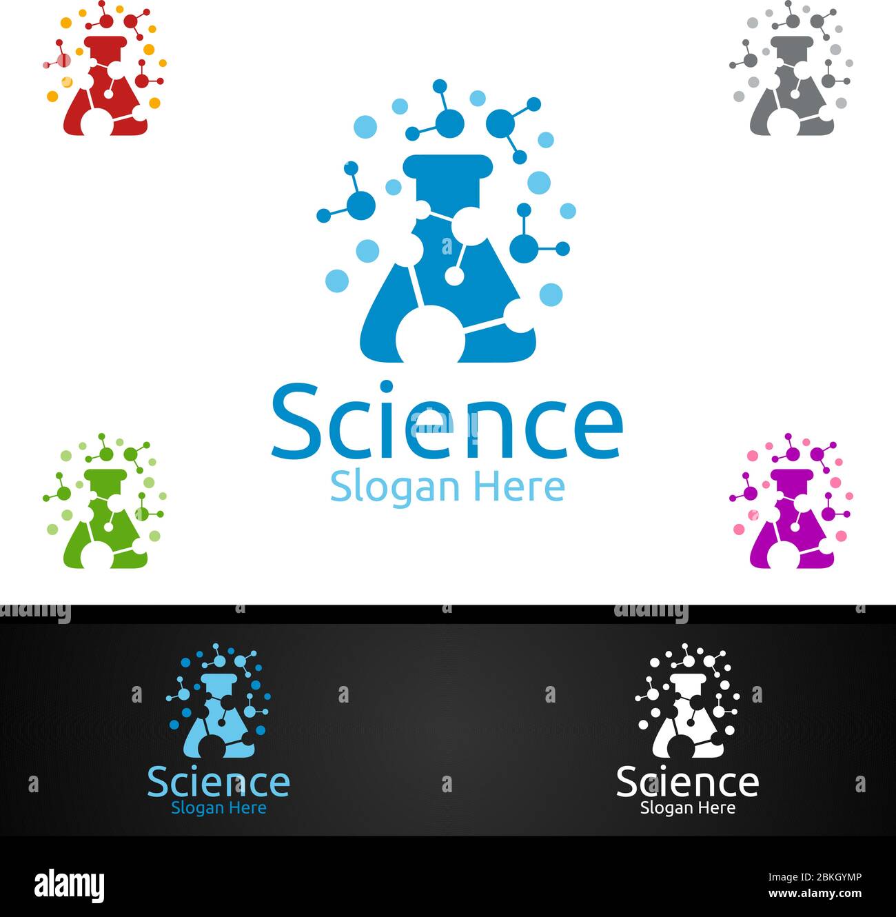 Science and Research Lab Logo for Microbiology, Biotechnology ...