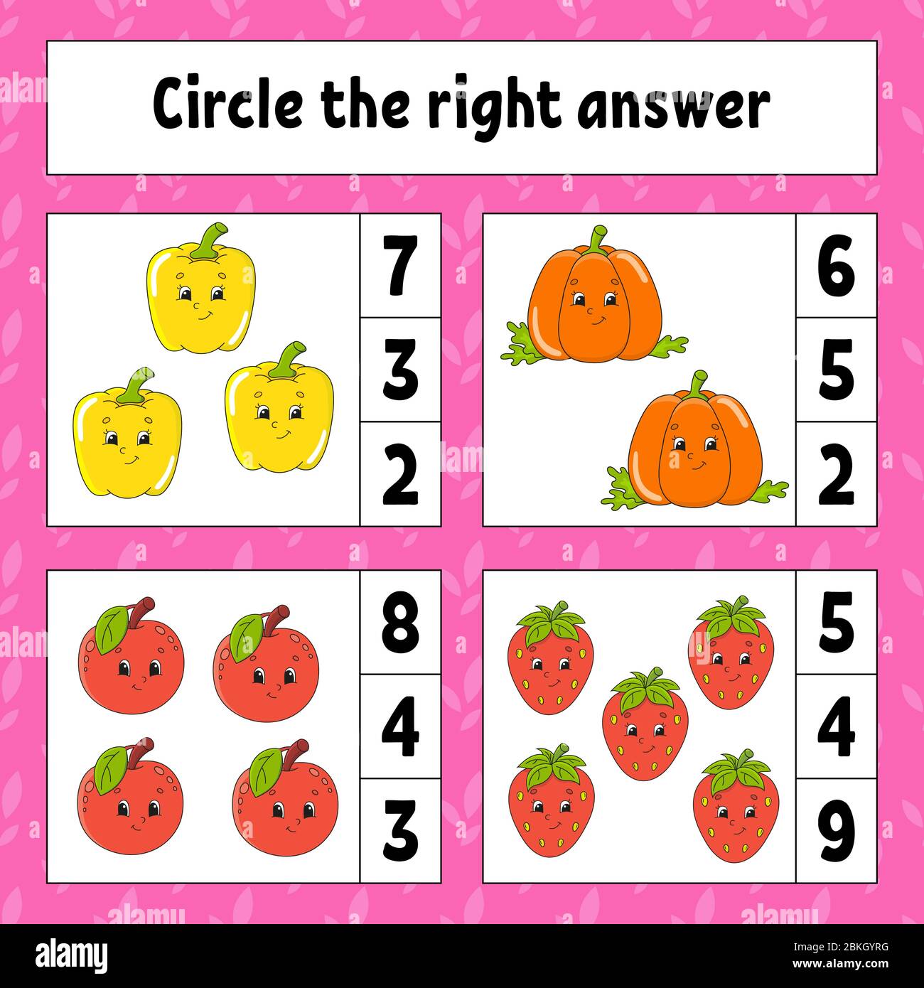 Circle the right answer. Education developing worksheet. Activity page ...