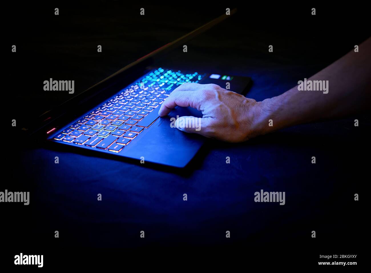 Lighted Keyboard High Resolution Stock Photography and Images - Alamy