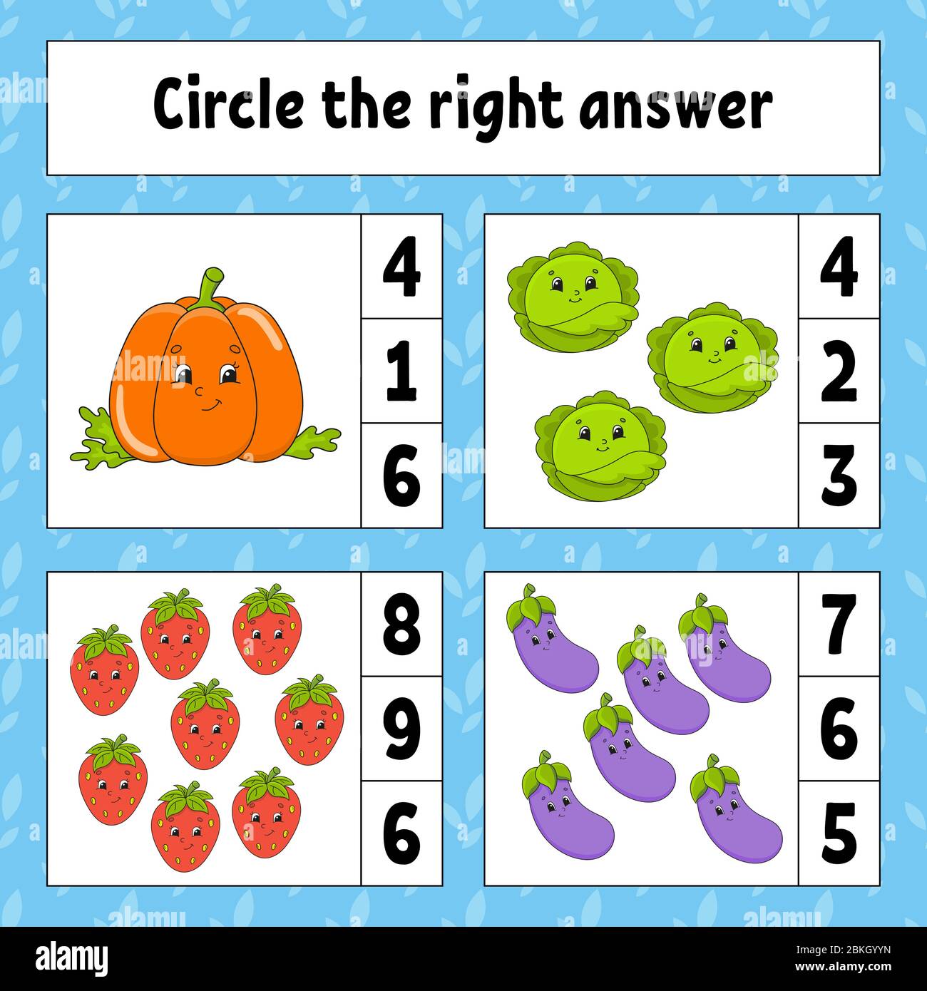 Circle the right answer. Education developing worksheet. Activity page ...