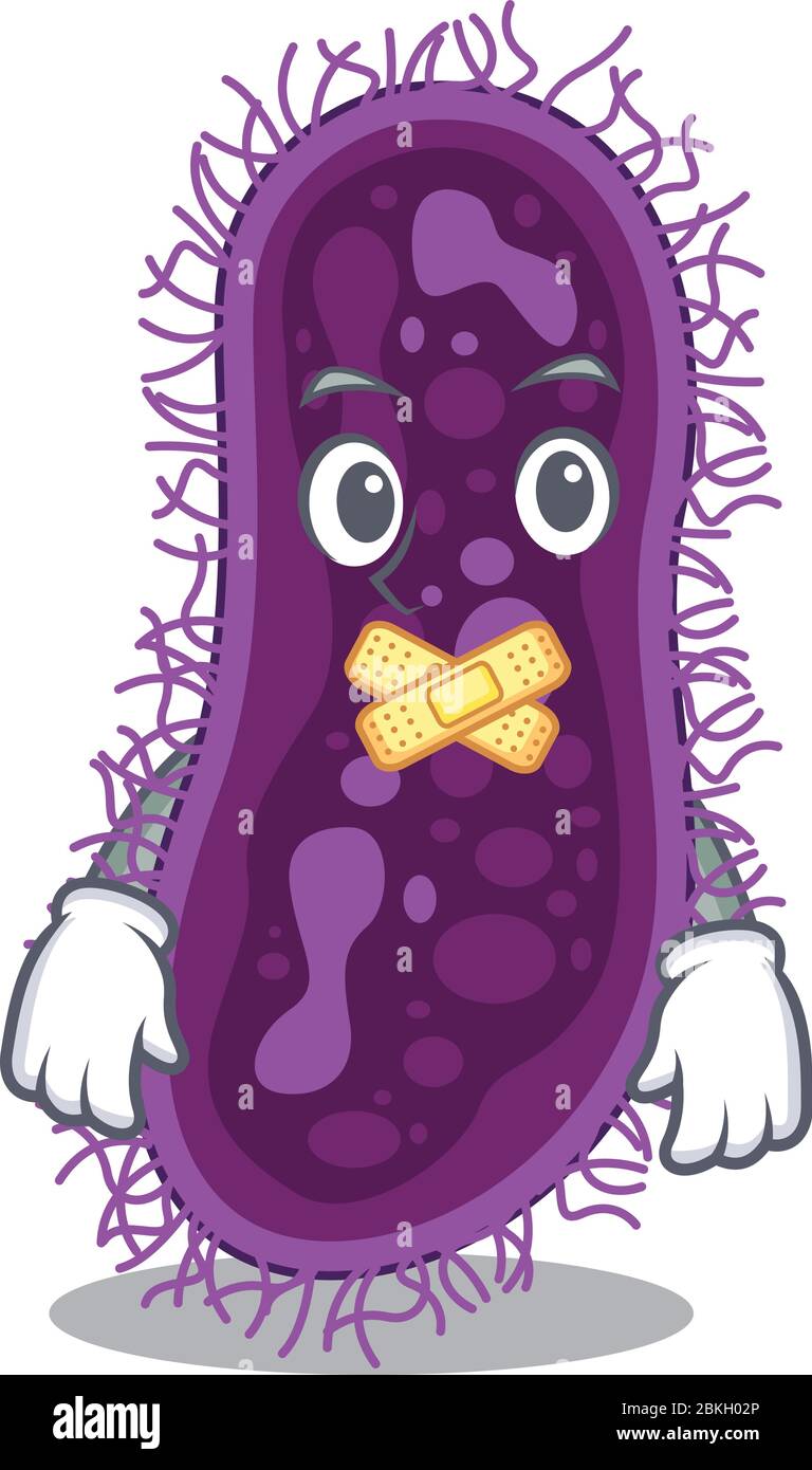 Lactobacillus rhamnosus bacteria cartoon character style with ...