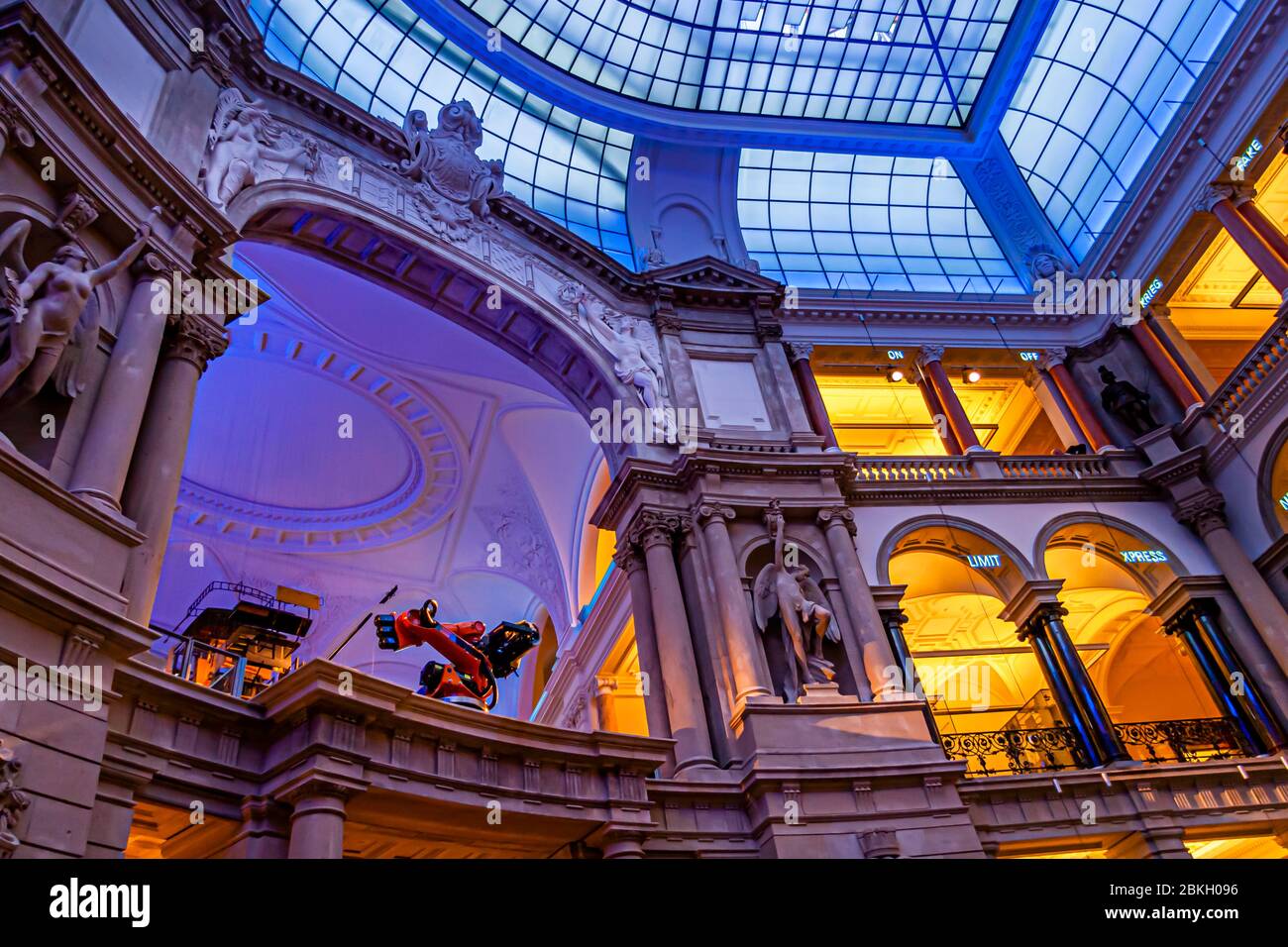 Robots in the Museum of Communication in Berlin, Germany Stock Photo ...