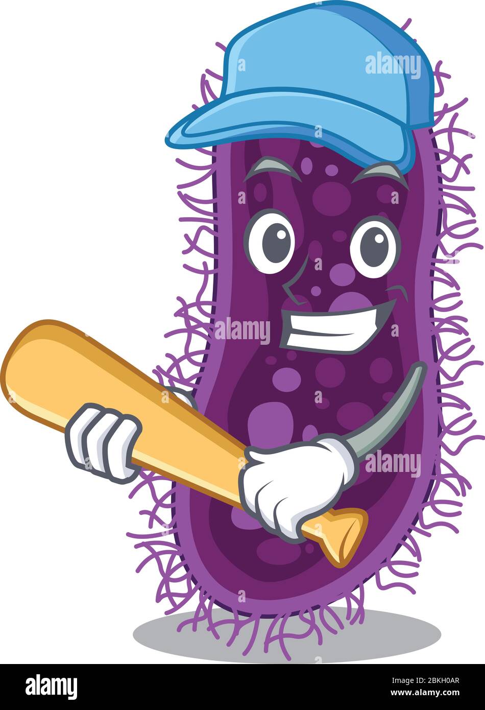 Picture of lactobacillus rhamnosus bacteria cartoon character playing ...
