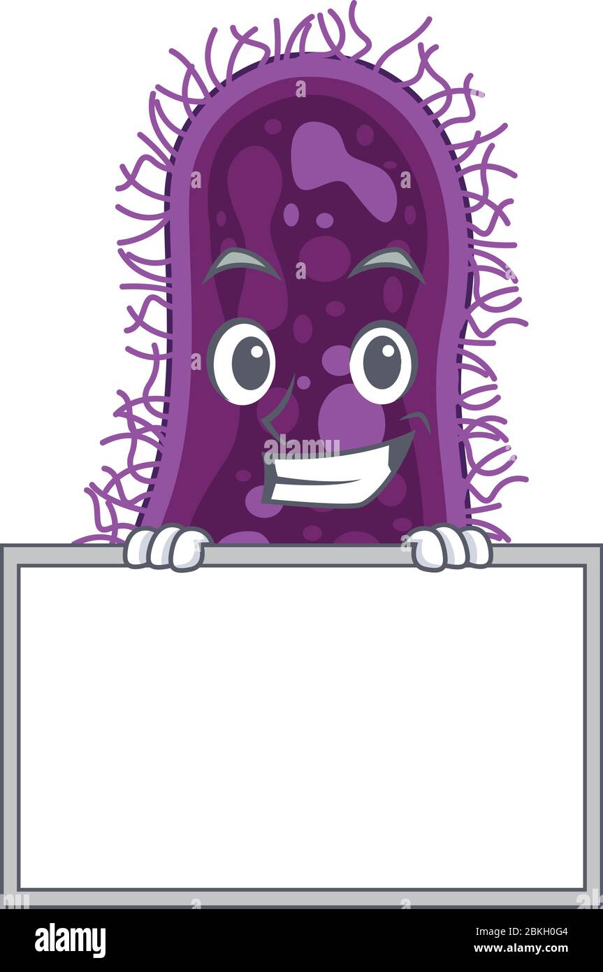 Smiling lactobacillus rhamnosus bacteria cartoon design style has a ...