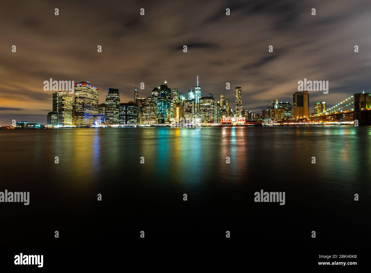 View of skyline with waterfront Stock Photo - Alamy