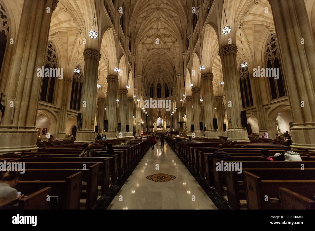 Interior of church Stock Photo - Alamy