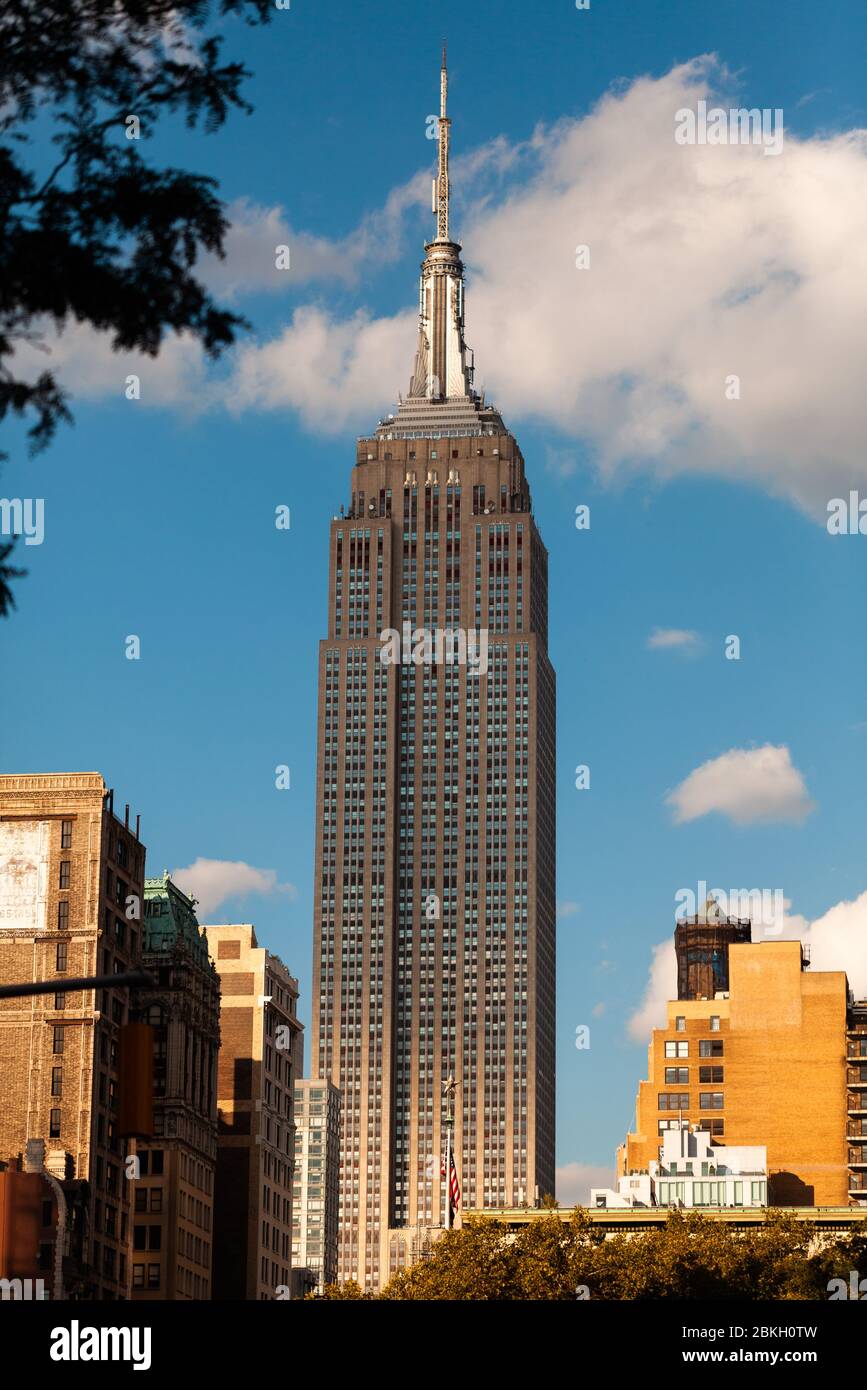 View of Empire State Building Stock Photo - Alamy