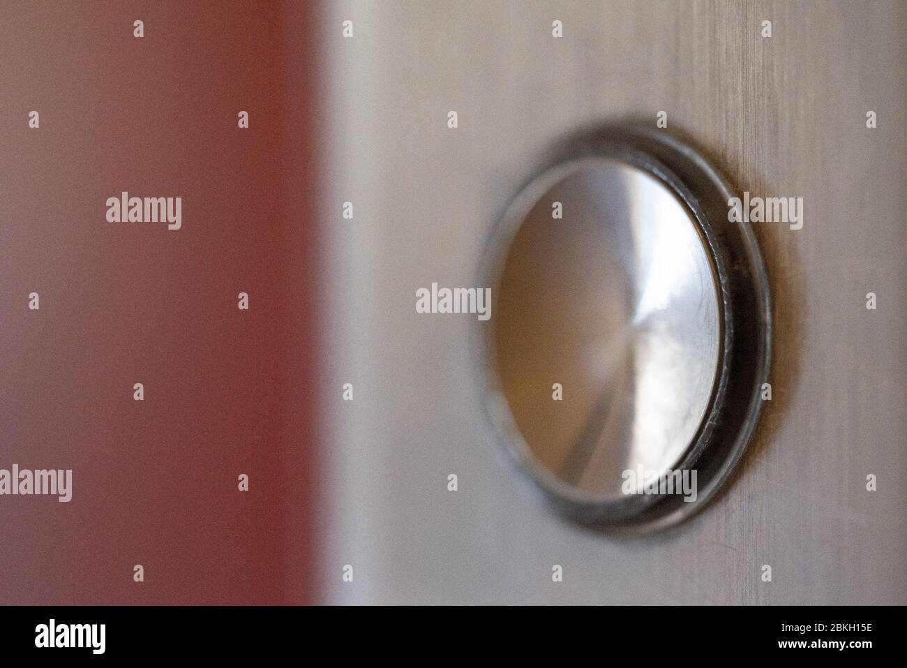 Push button of modern elevator Stock Photo - Alamy
