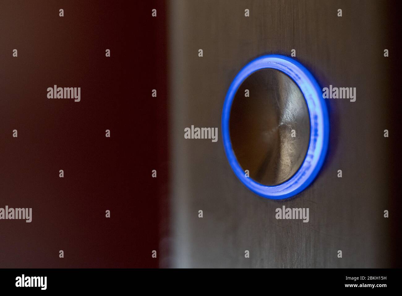 Push button of modern elevator Stock Photo - Alamy
