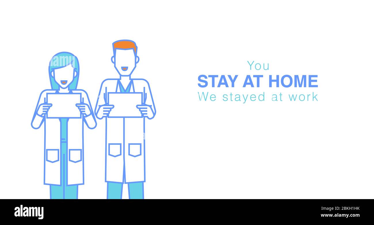 People stayed at home Stock Vector Images - Alamy