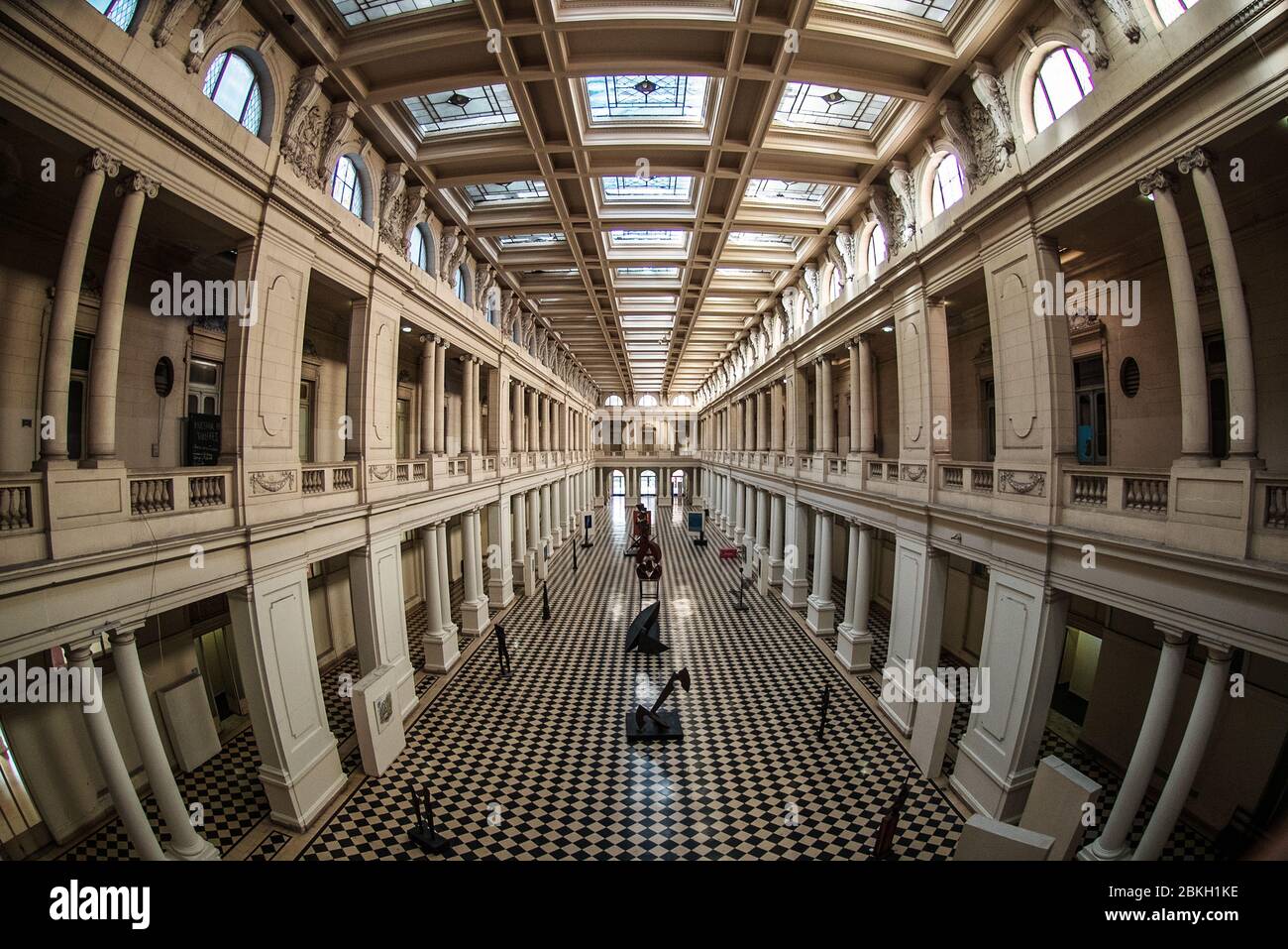 Interior of museum Stock Photo - Alamy