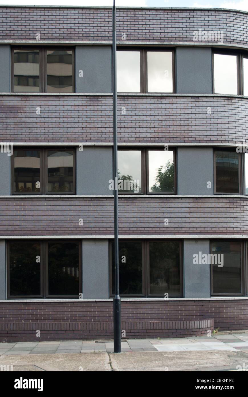 Grey Brick Windows Horizontal Banding Monochrome 2-14 Shortlands ...