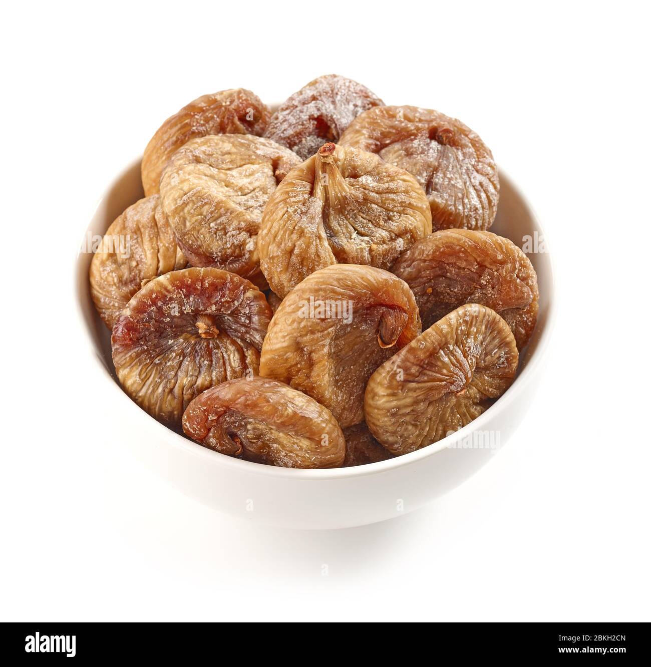 bowl of dried figs isolated on white background Stock Photo - Alamy