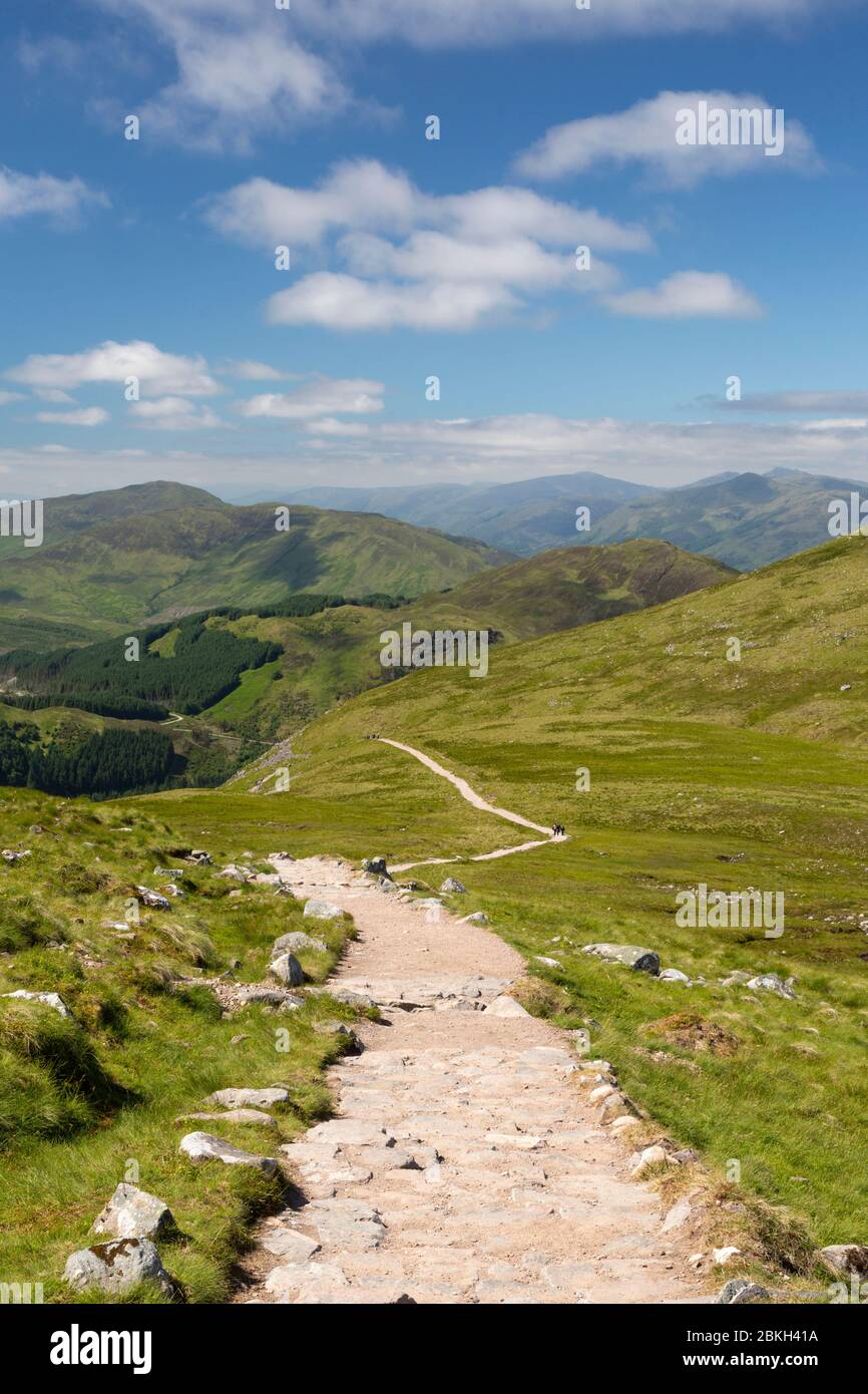 Trail ascent stone peak hi-res stock photography and images - Alamy