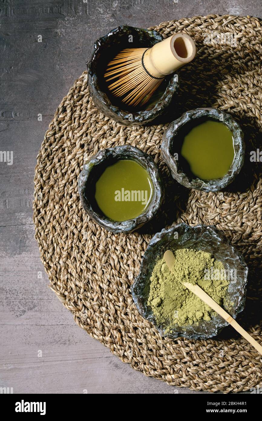 Japanese matcha green tea Stock Photo - Alamy