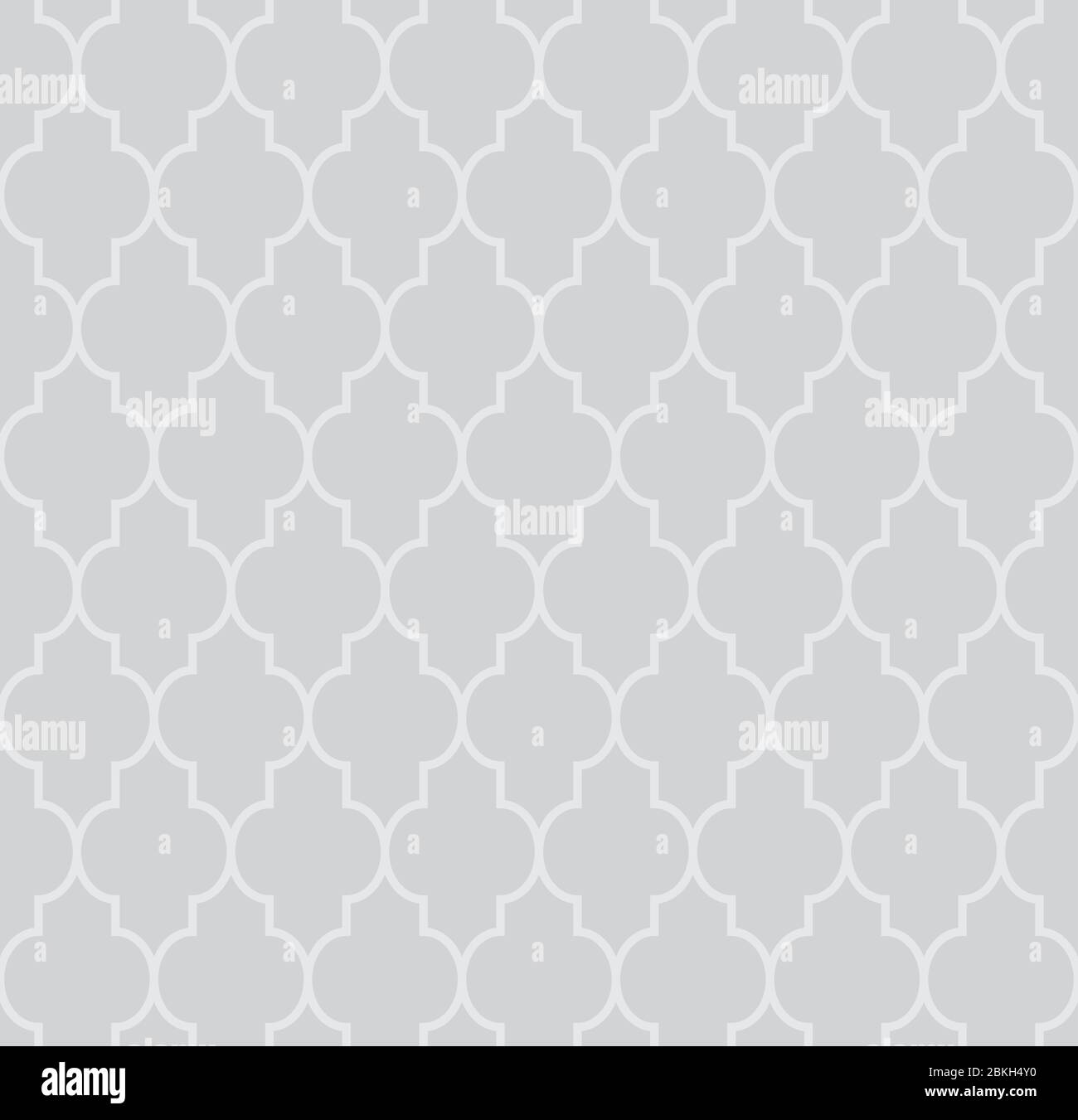 Gray arabic seamless pattern grid lantern shapes Stock Vector Image ...