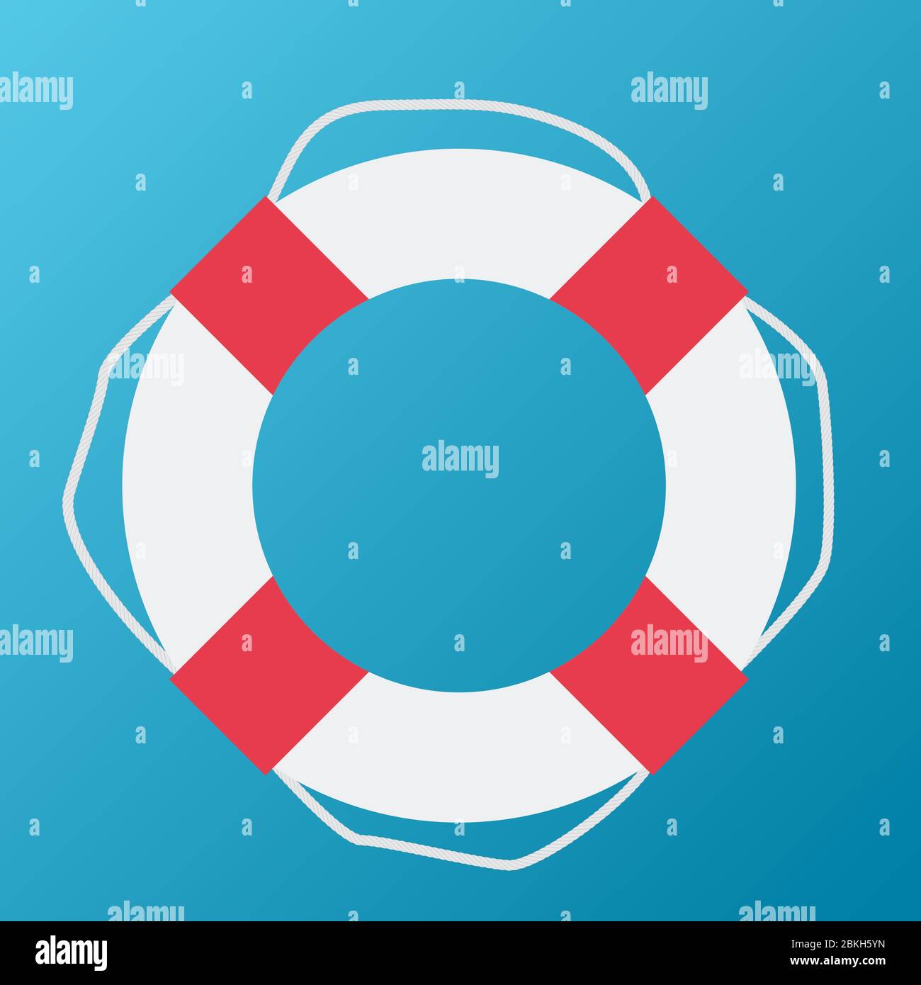 Lifebuoy Icon. Vector Illustration Stock Vector Image & Art - Alamy