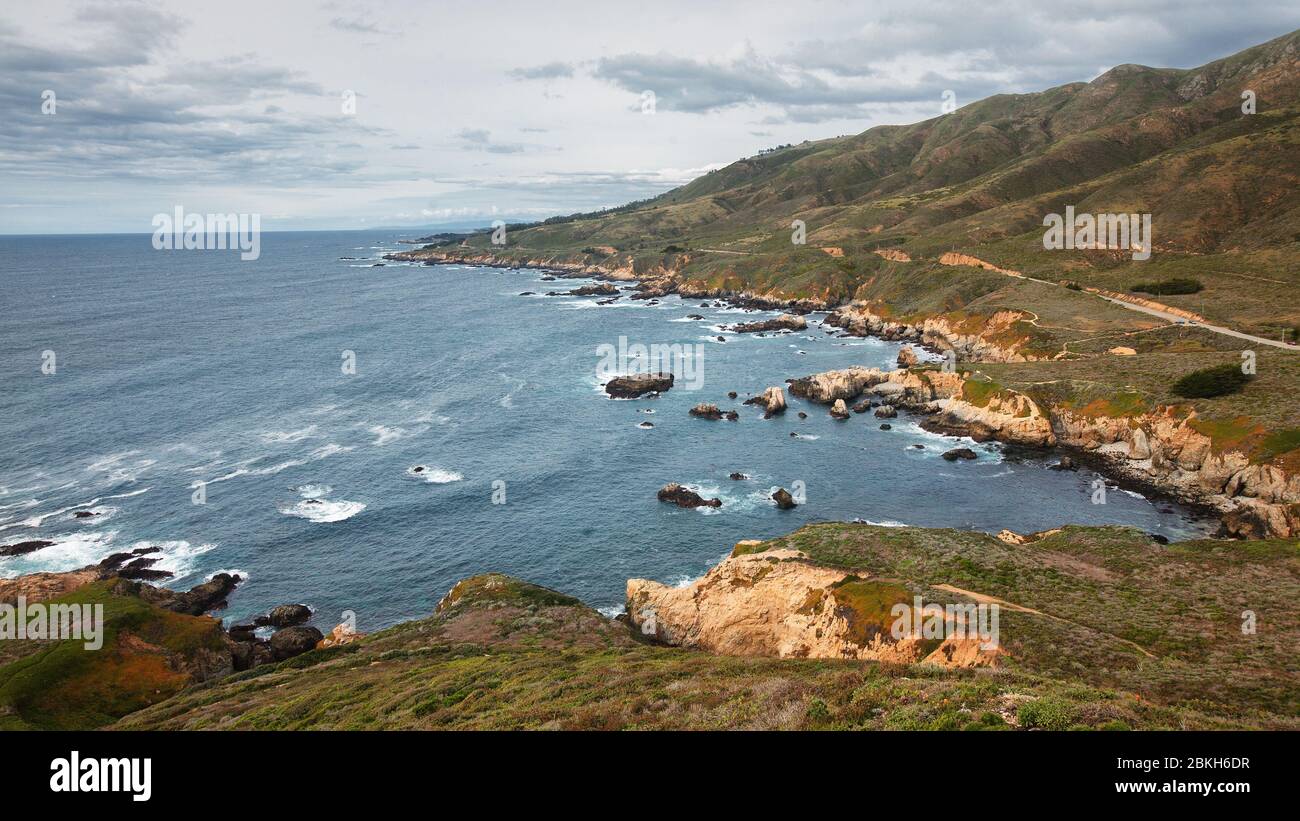 View of Big Sur at Garrapata State Park (Sobranes Point Stock Photo - Alamy