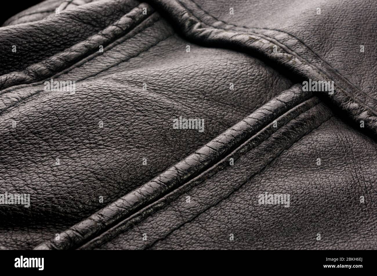 Old Black Leather Texture
