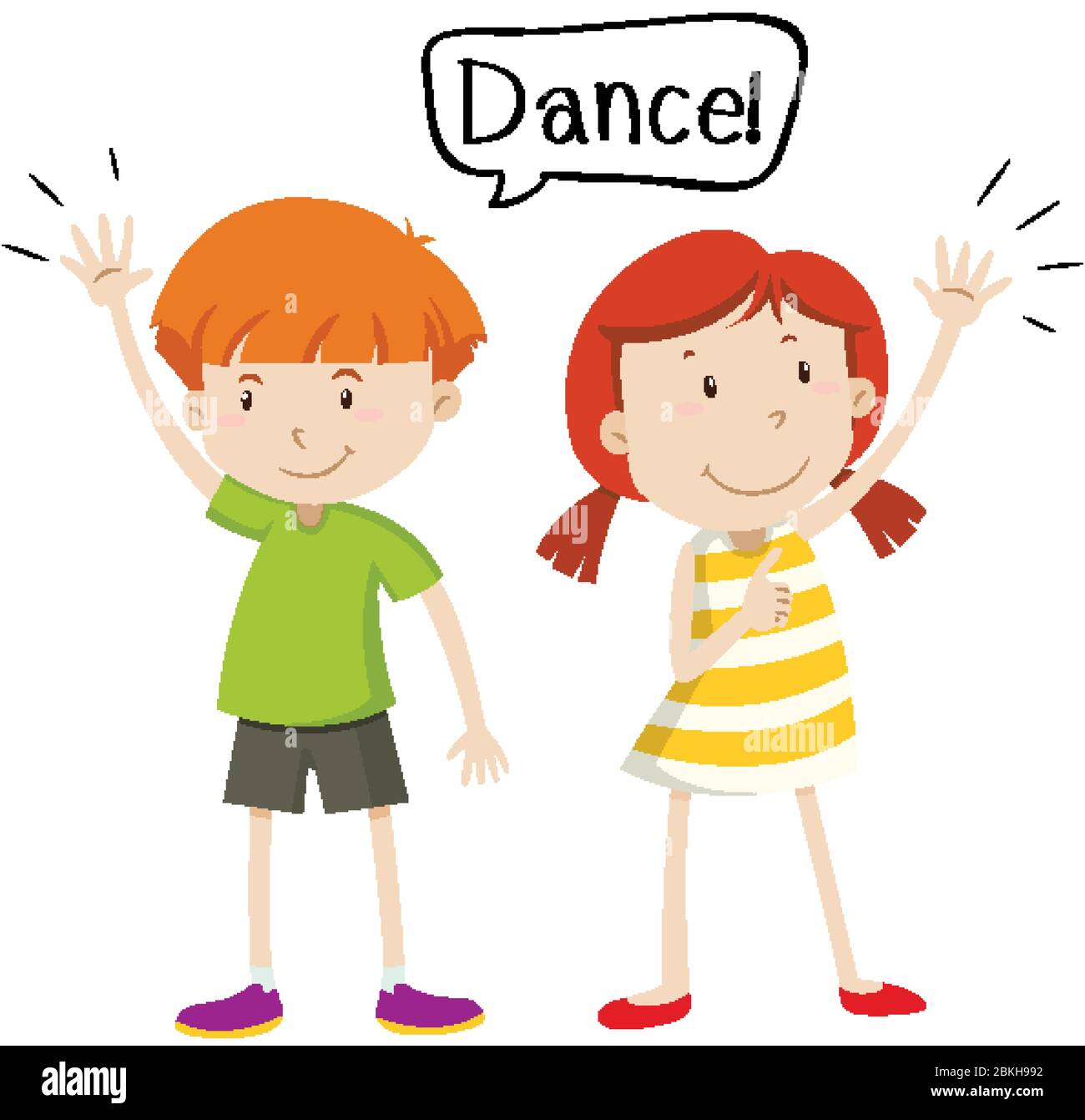 English phrase with people in actions on white background illustration ...
