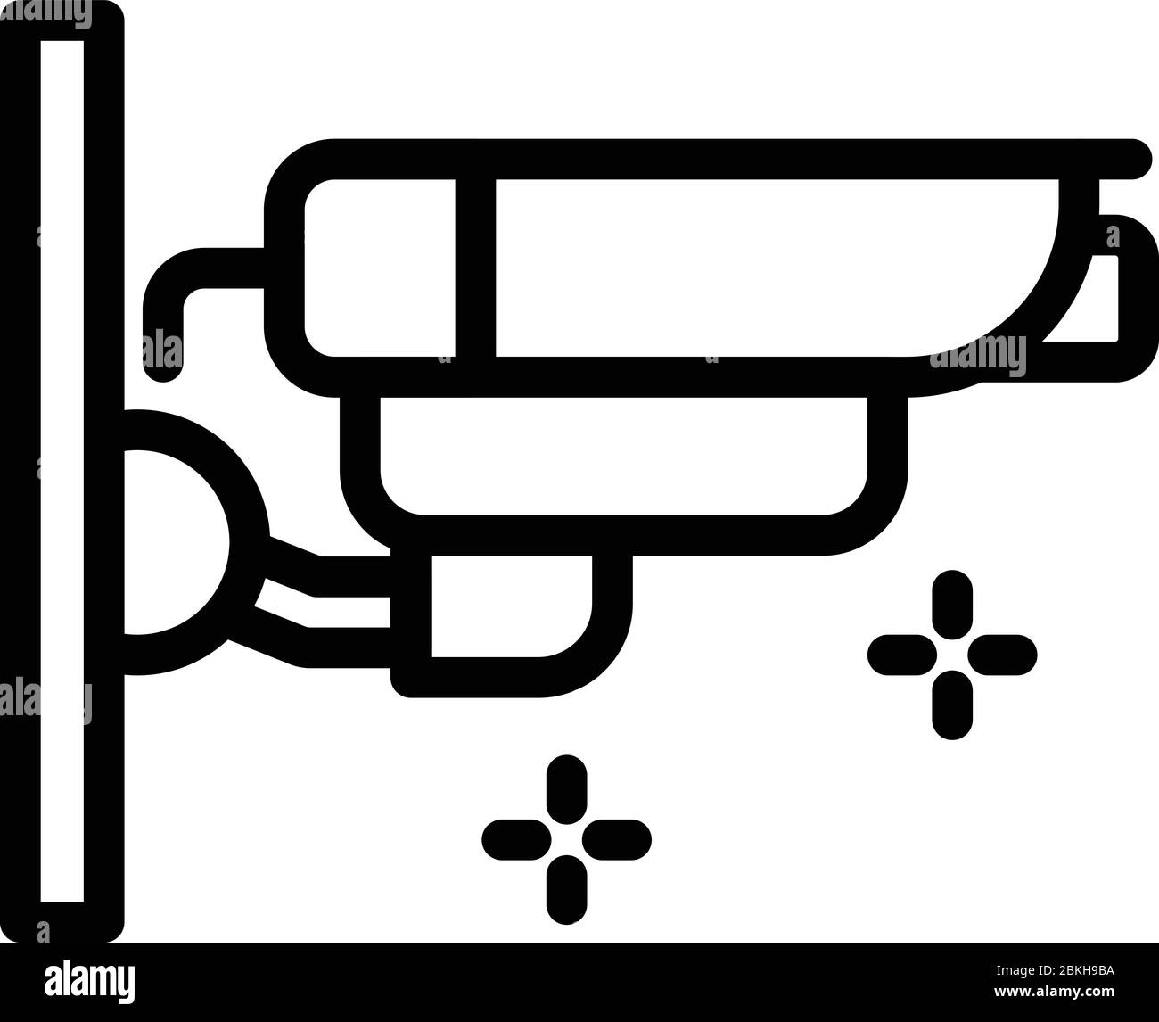 Security camera icon, outline style Stock Vector Image & Art - Alamy