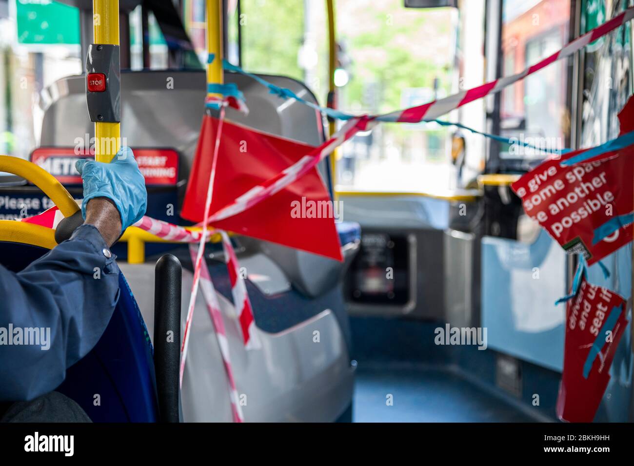 London bus driver seat hi-res stock photography and images - Alamy