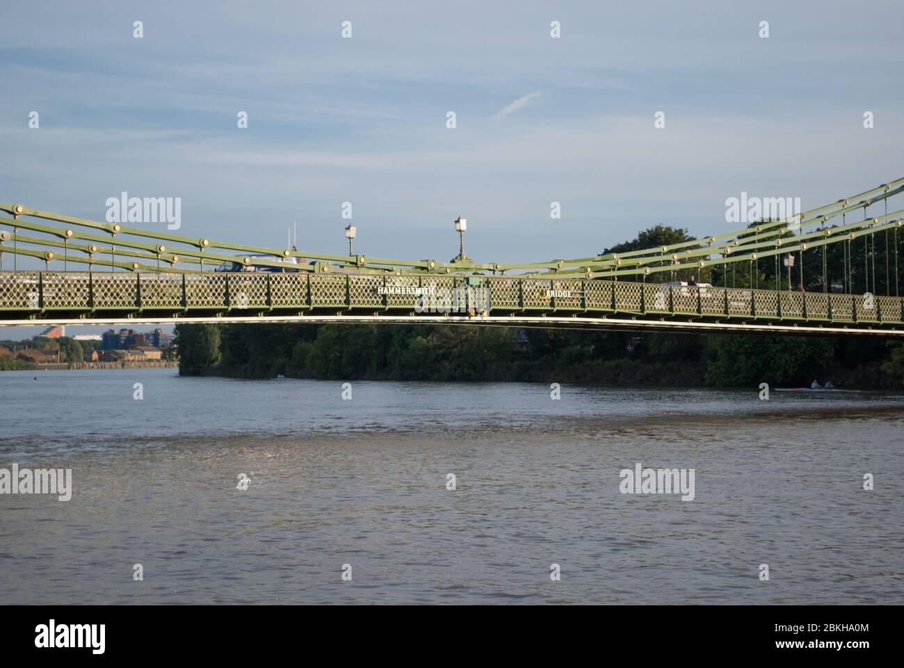 Suspension Bridge Victorian Architecture Engineering Green Gold ...