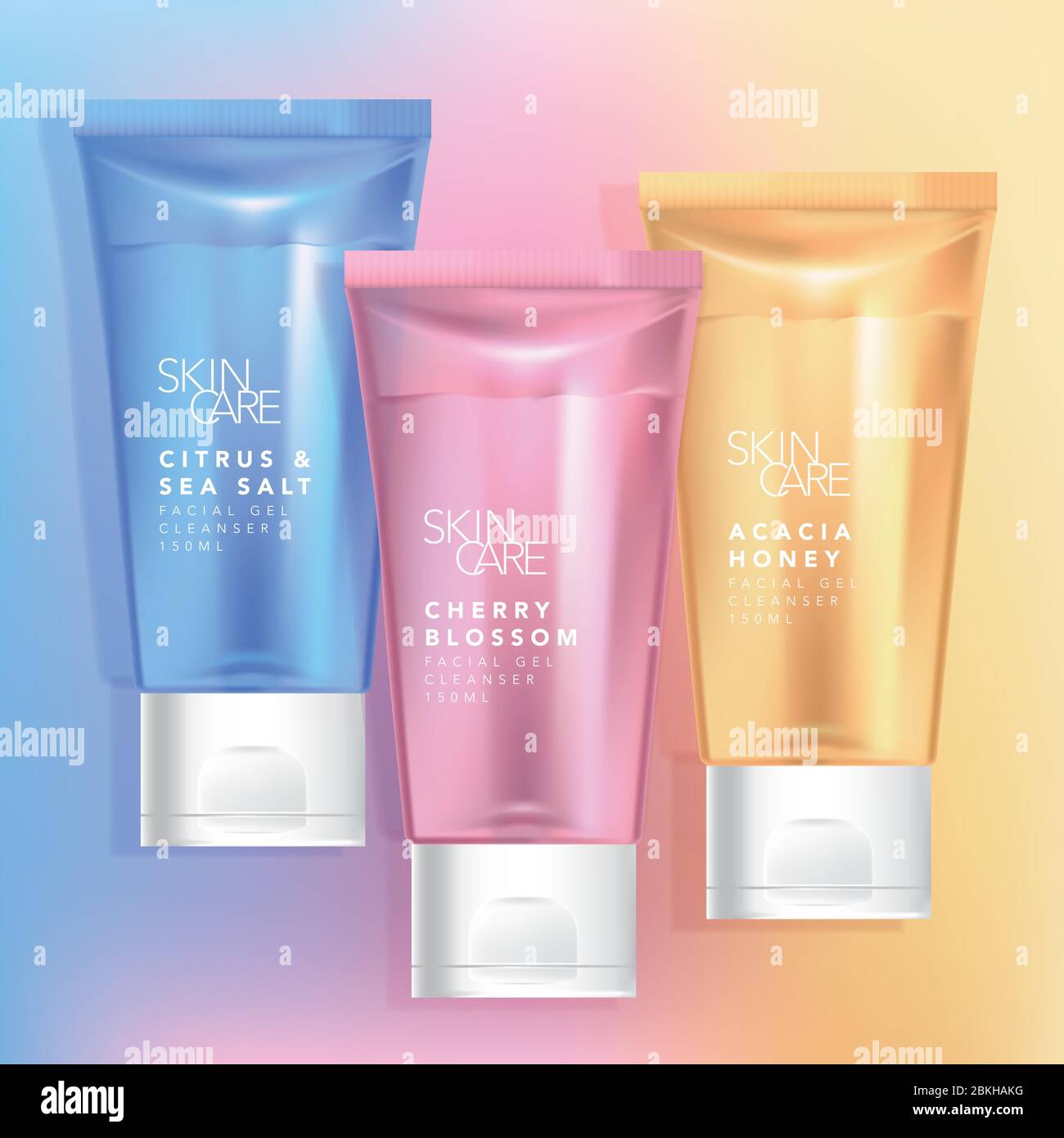 Transparent gel blue color Stock Vector Images - Alamy