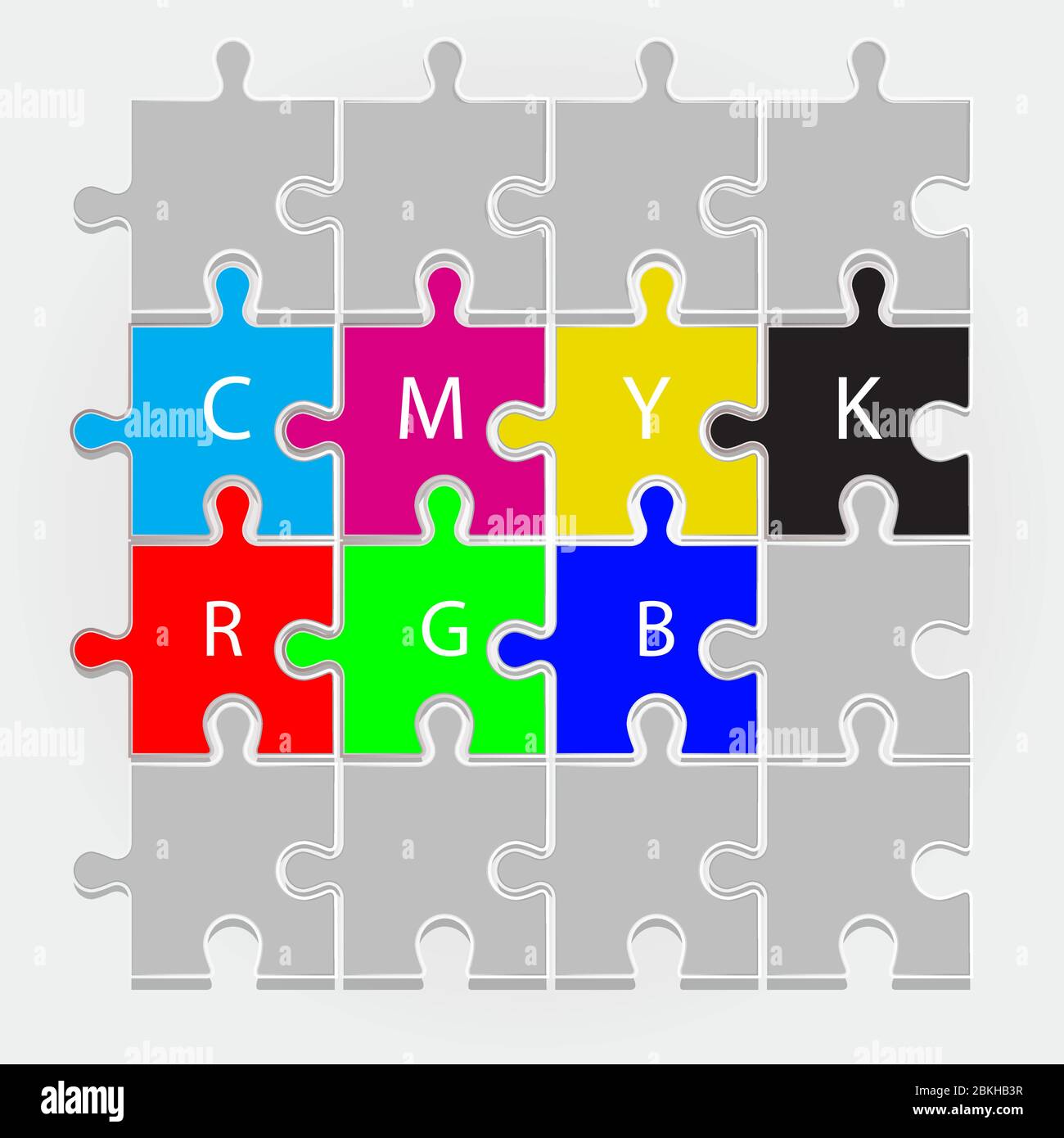 Paint rgb Stock Vector Images - Alamy