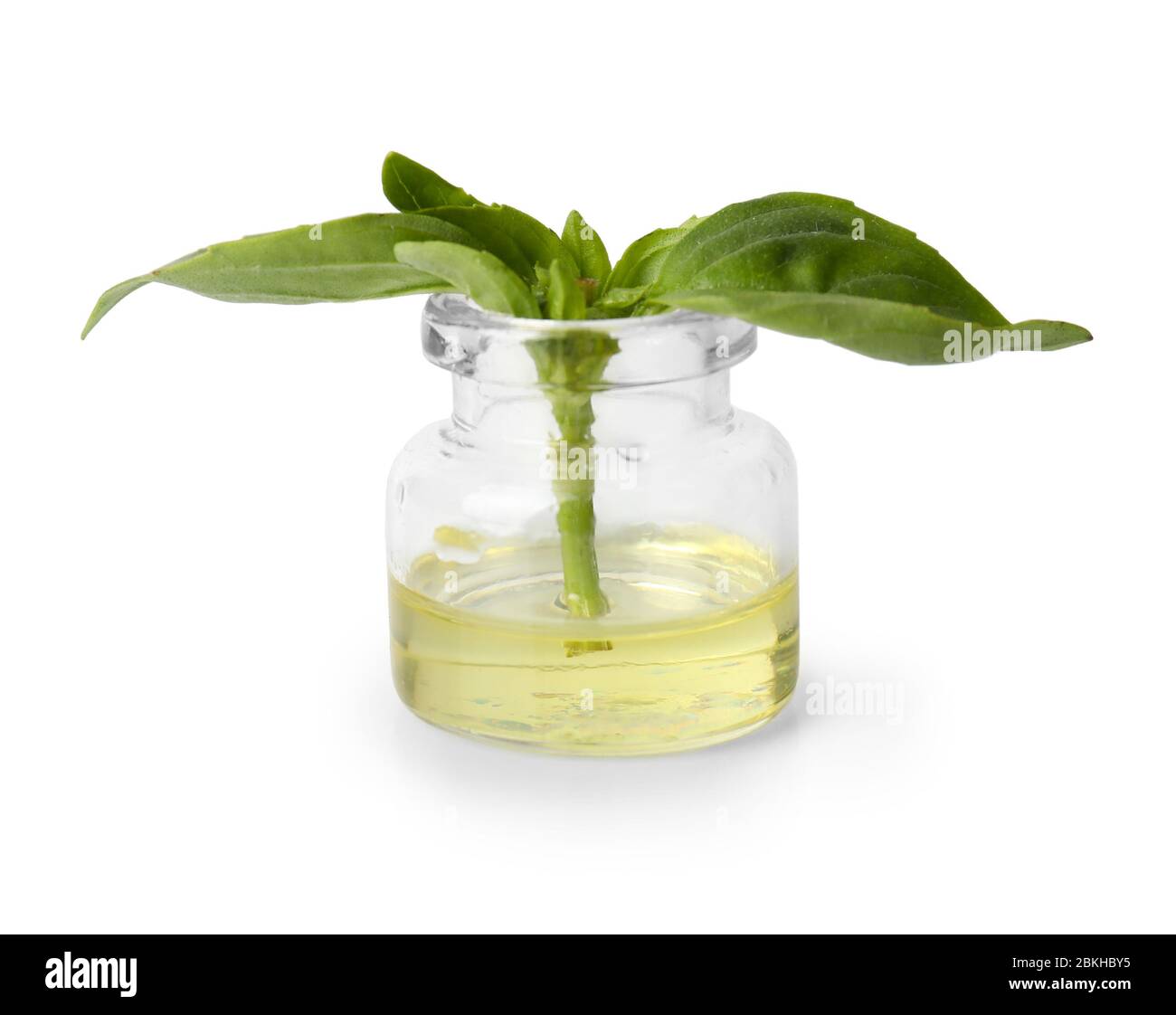 Basil oil isolated scent hi-res stock photography and images - Alamy