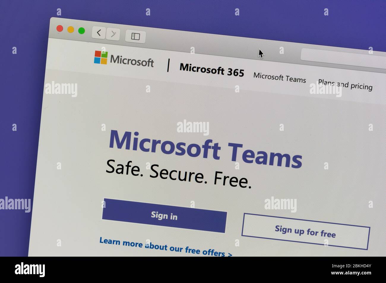 Microsoft teams video conference hi-res stock photography and images ...